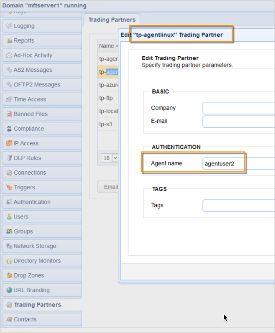 Install Mft Server Agents On Linux Hosts Jscape